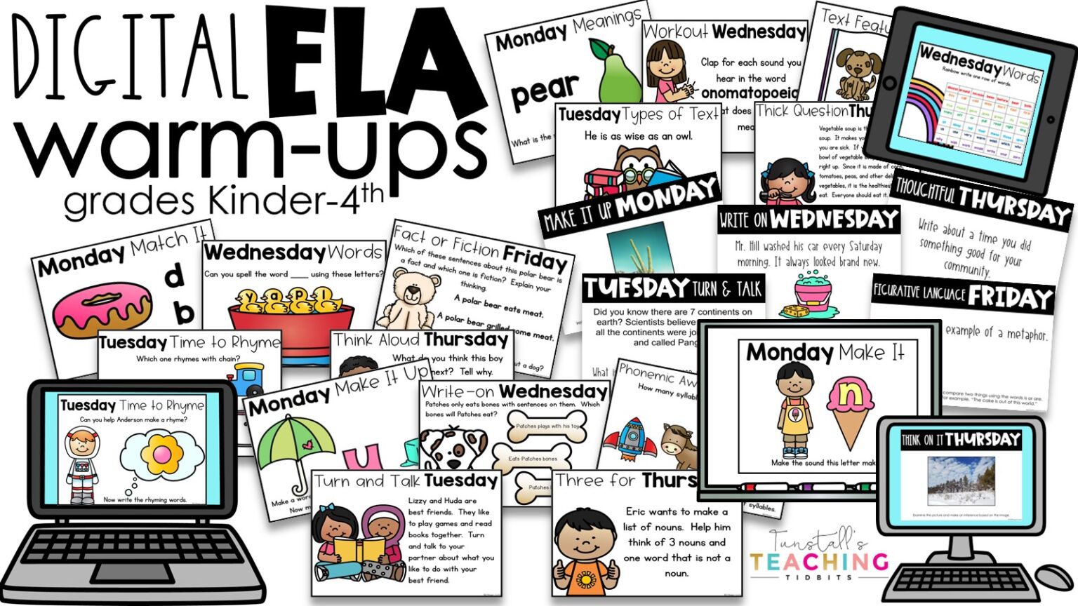 Digital Literacy Warm-Ups - Tunstall's Teaching