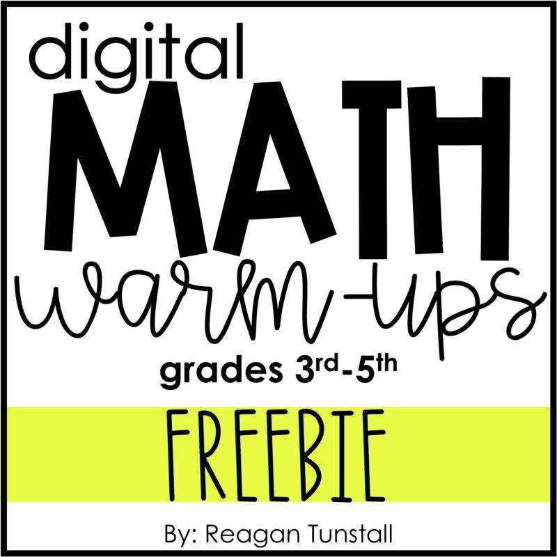 Digital Math Warm-Ups - Tunstall's Teaching