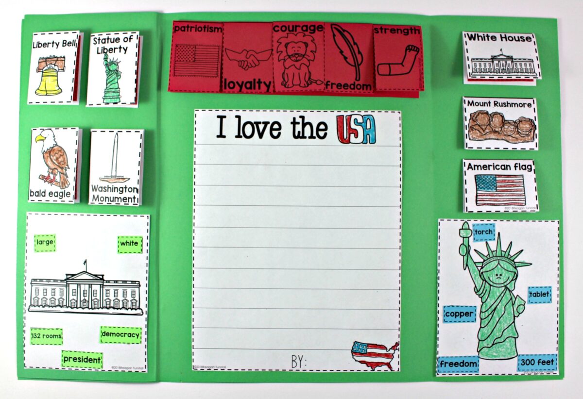 U.S. Symbols Interactive Activities - Tunstall's Teaching