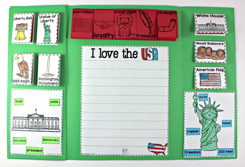 U.S. Symbols Interactive Activities - Tunstall's Teaching