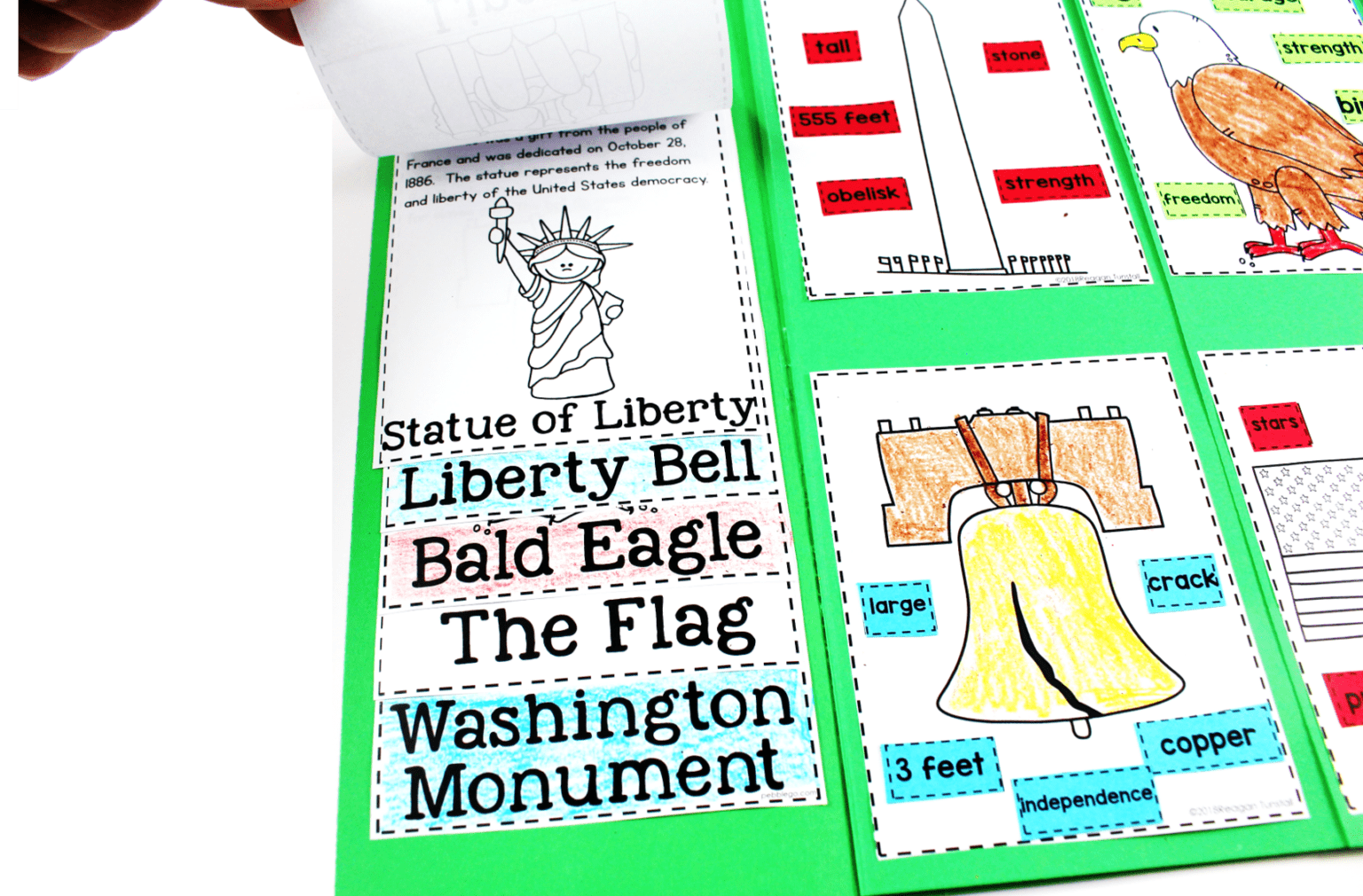 U.S. Symbols Interactive Activities - Tunstall's Teaching