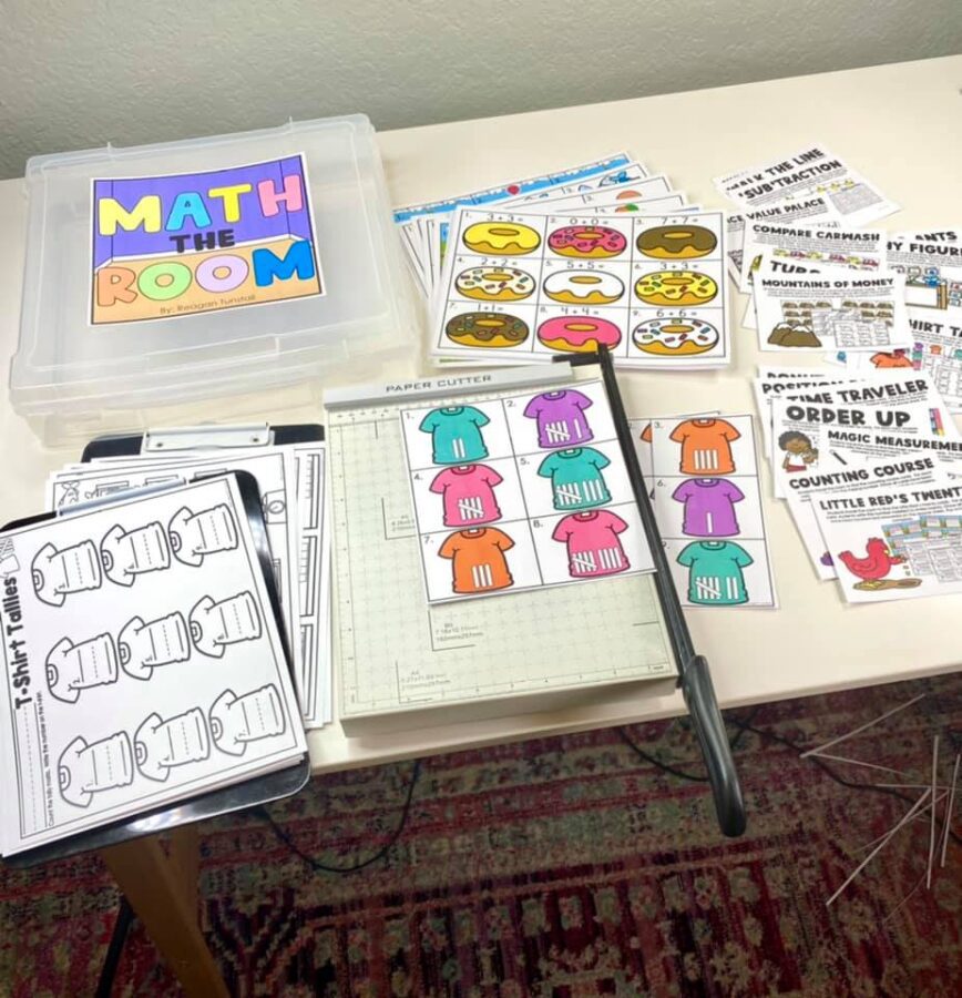 Math the Room - Tunstall's Teaching