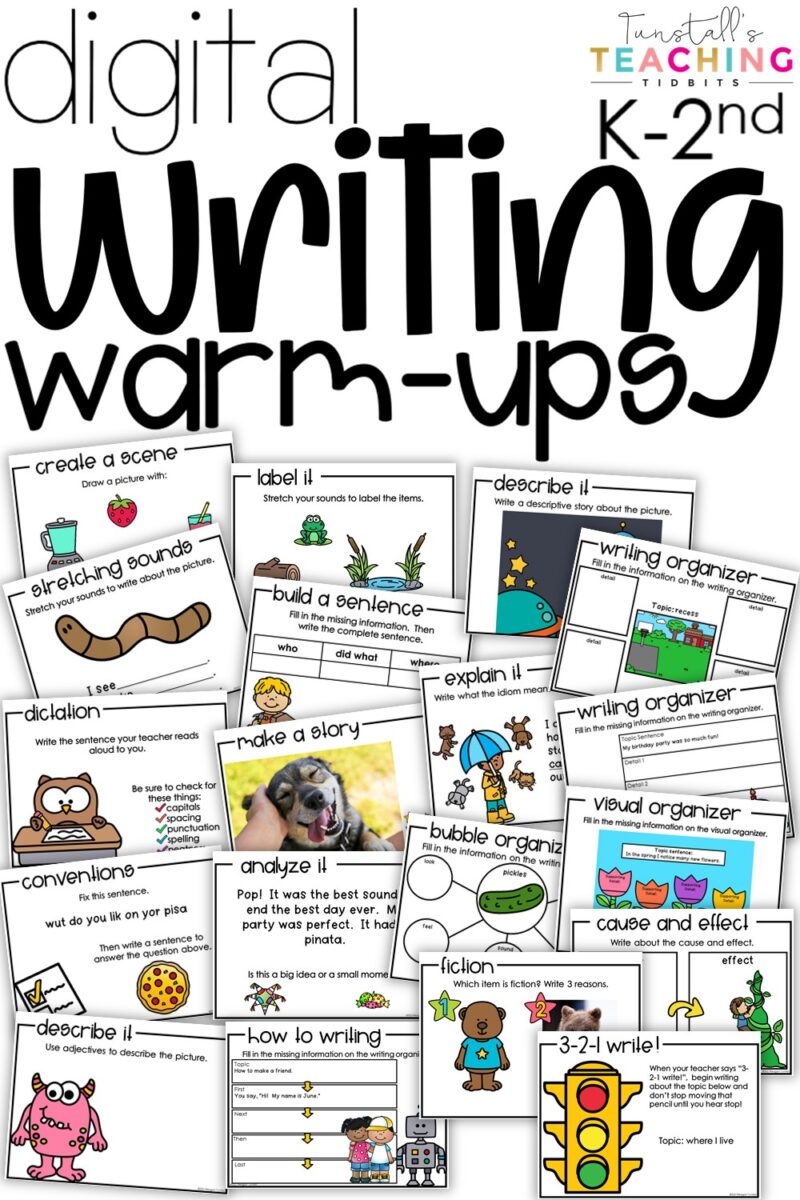 Digital Writing Warm-Ups - Tunstall's Teaching