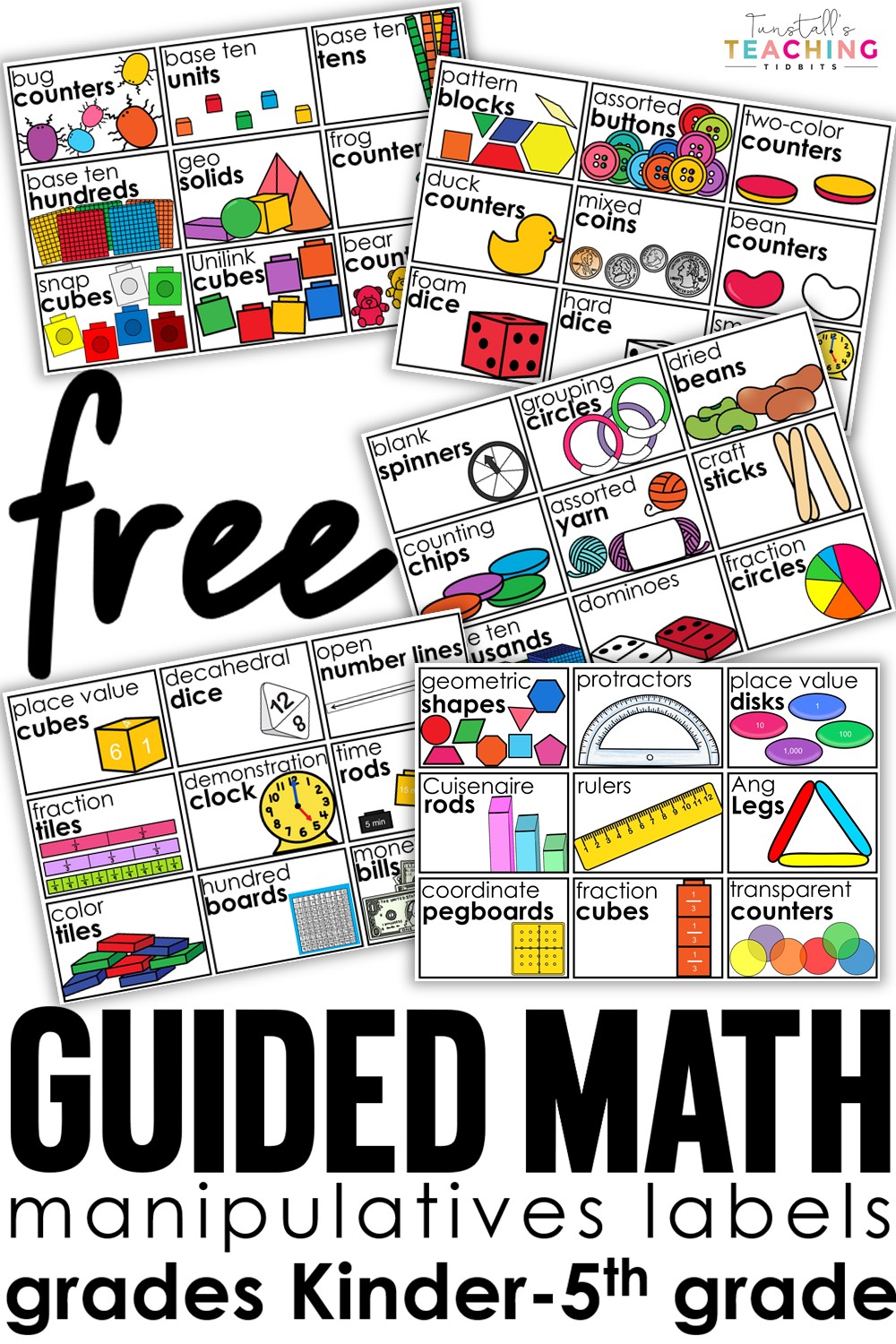 Math Manipulatives for K–5 | Organization and Lists