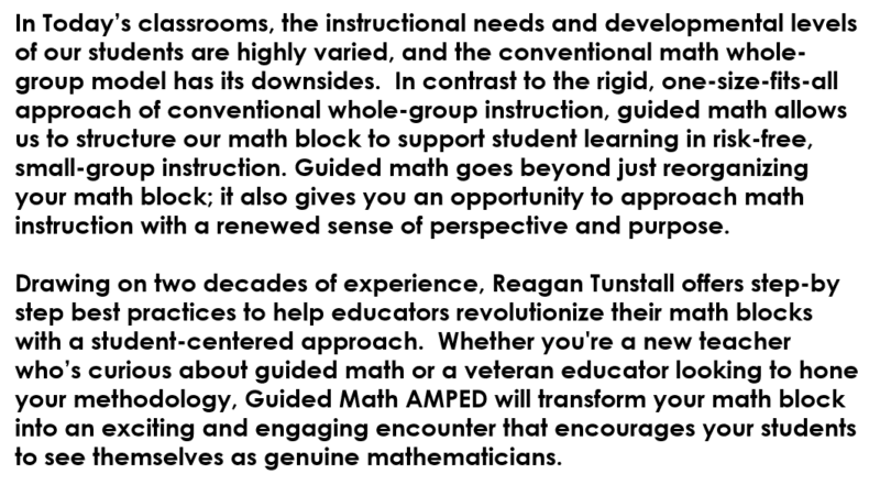 Guided Math AMPED - Tunstall's Teaching