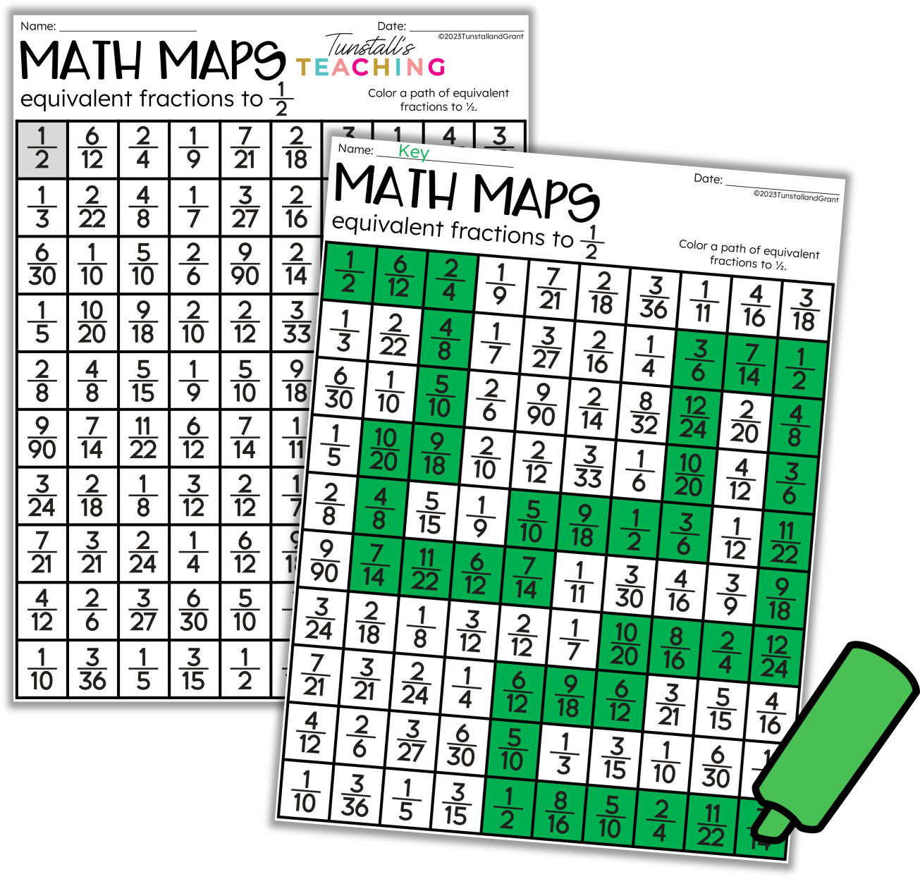 Math Maps Fluency Builders K-5 Math Mazes - Tunstall's Teaching