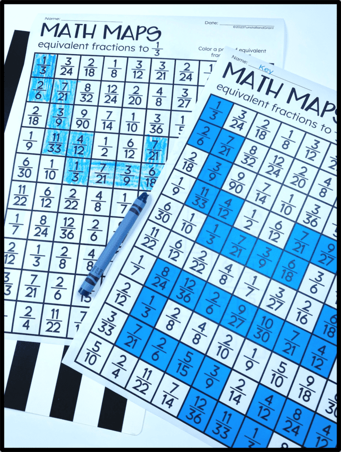 Math Maps Fluency Builders - Tunstall's Teaching