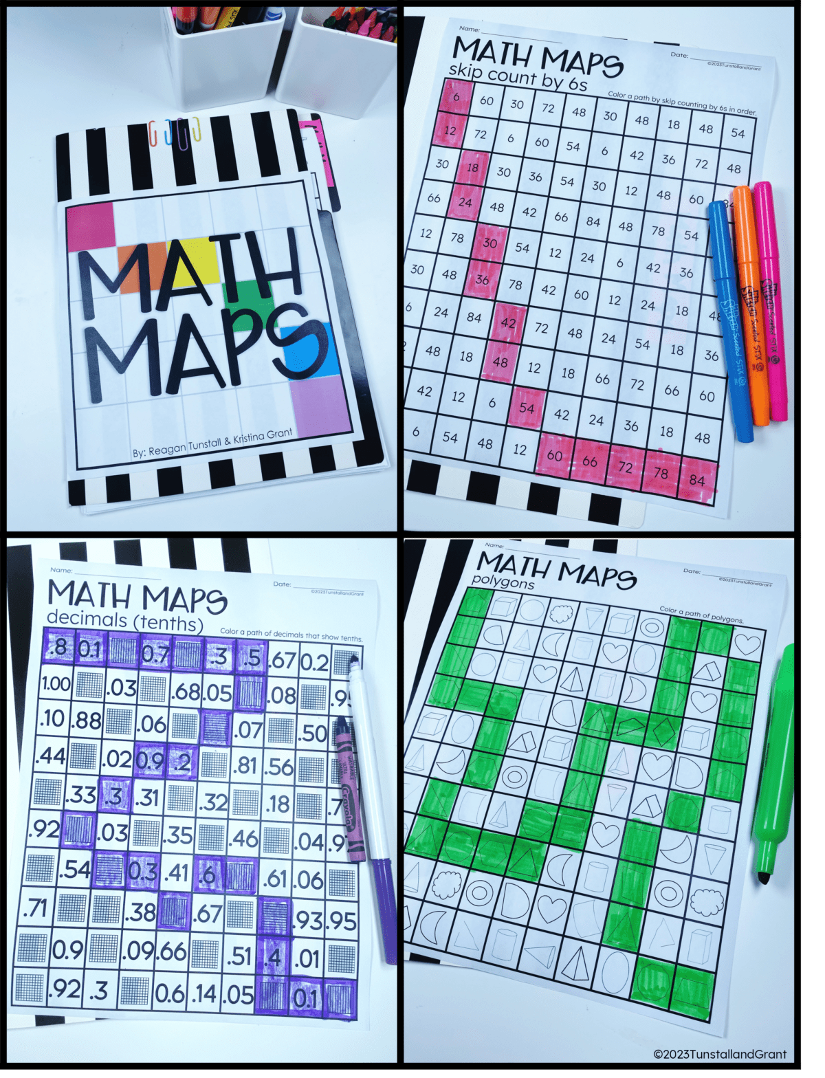 Math Maps Fluency Builders - Tunstall's Teaching