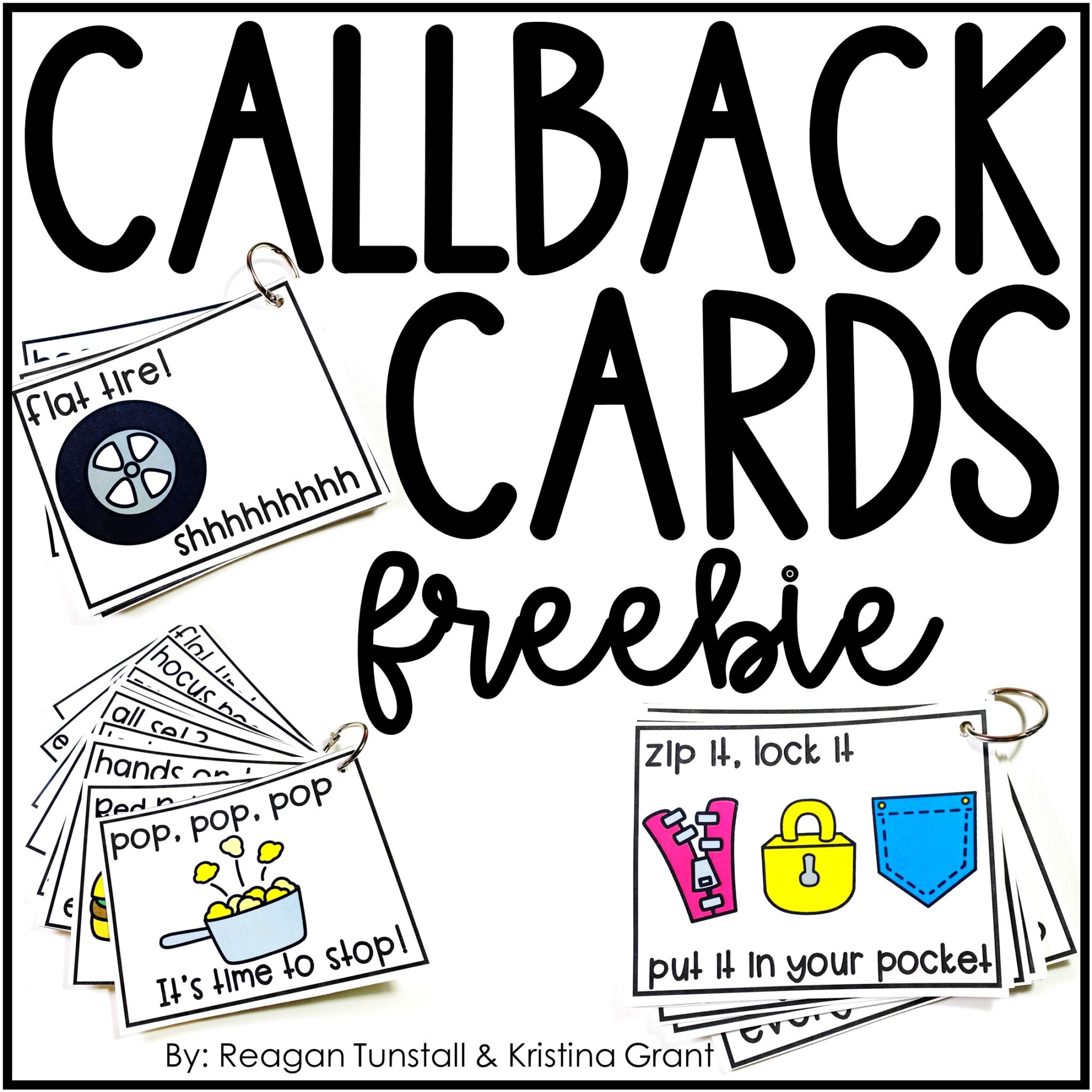 Classroom Callbacks Freebie - Tunstall's Teaching