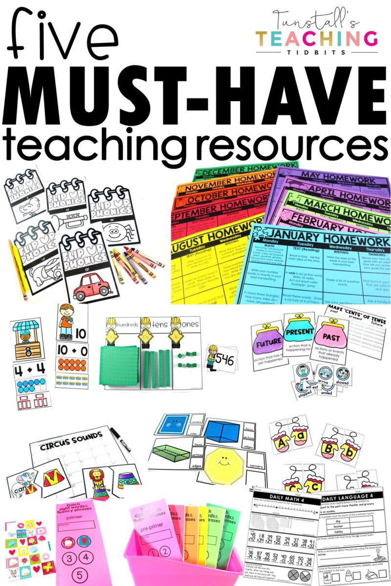 Five Must-Have Teaching Resources - Tunstall's Teaching