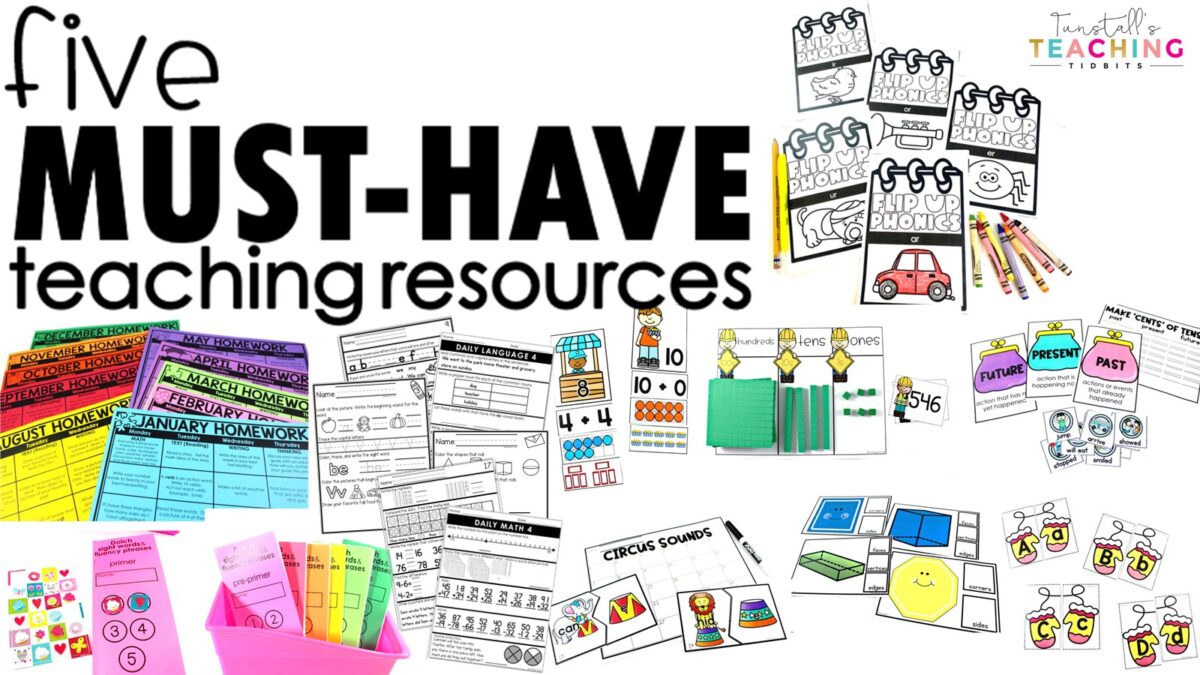 Five Must-Have Teaching Resources - Tunstall's Teaching