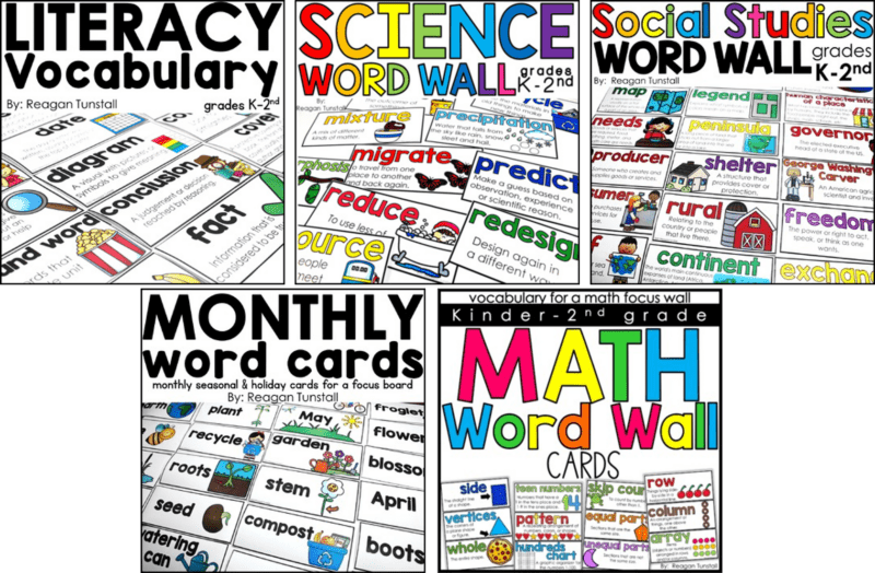 Calendar Math Reference Wall - Tunstall's Teaching