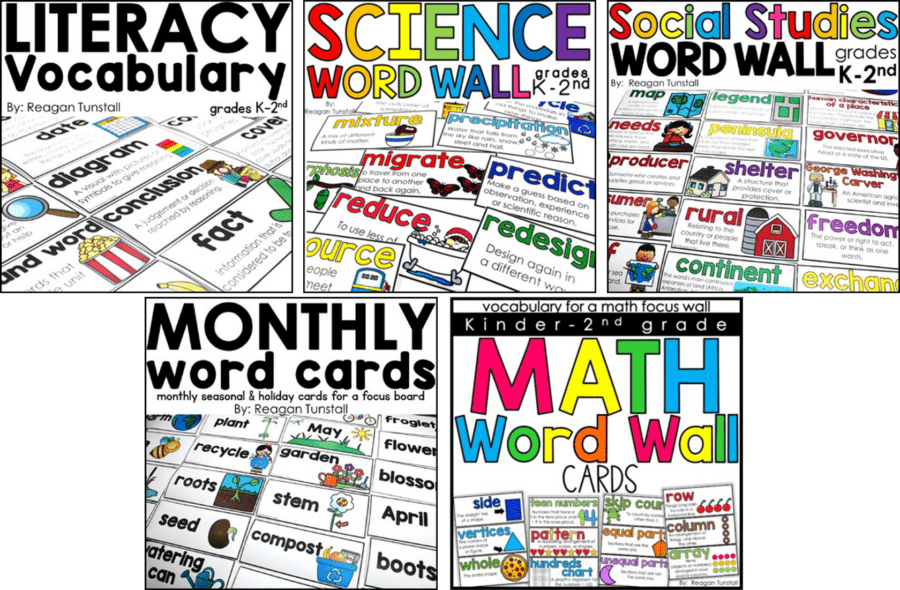 Calendar Math Reference Wall - Tunstall's Teaching