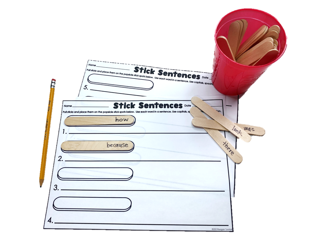 Sight Word Sticks - Tunstall's Teaching