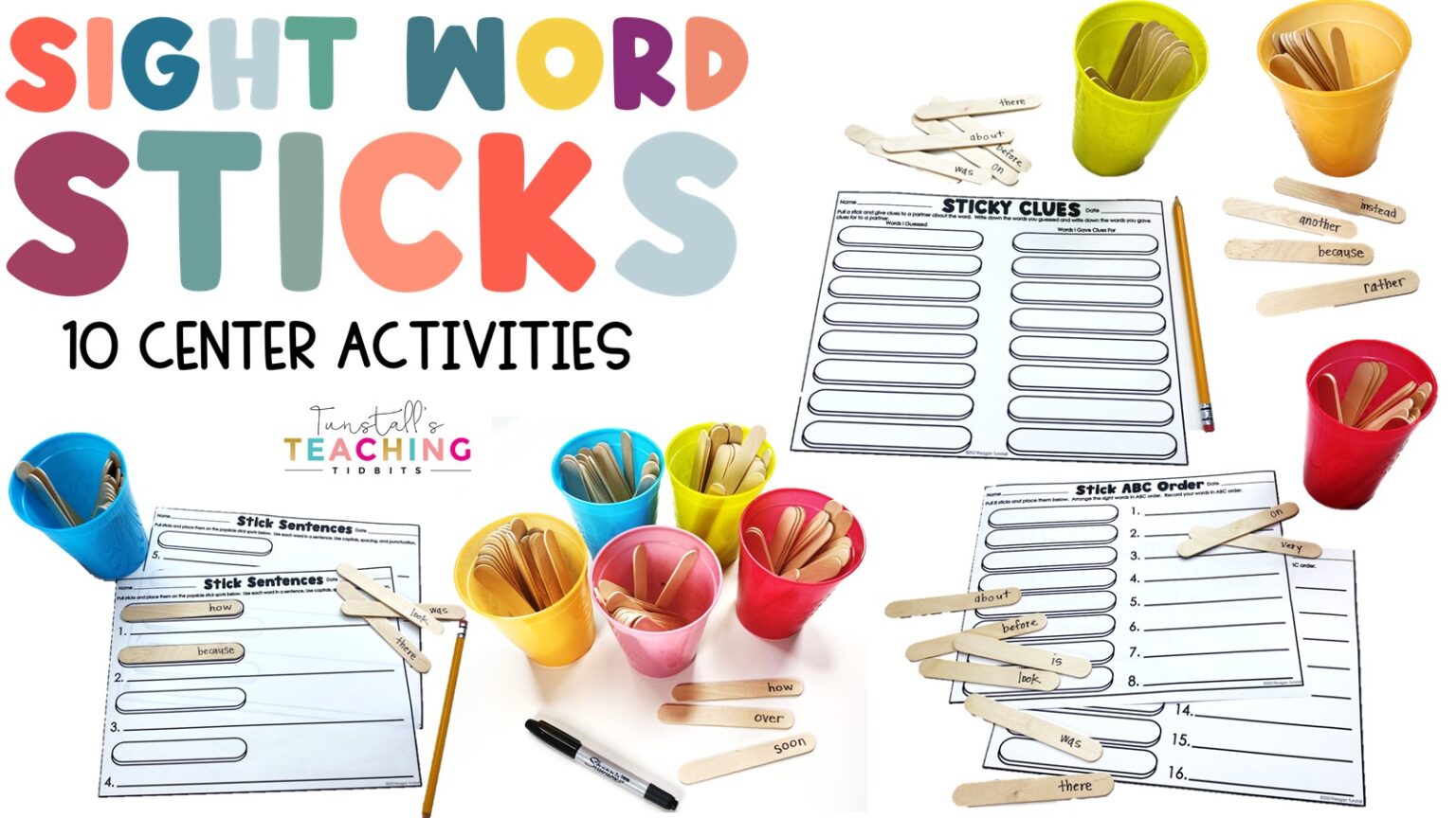 Sight Words Books | Fun Practice | Tunstall's Teaching