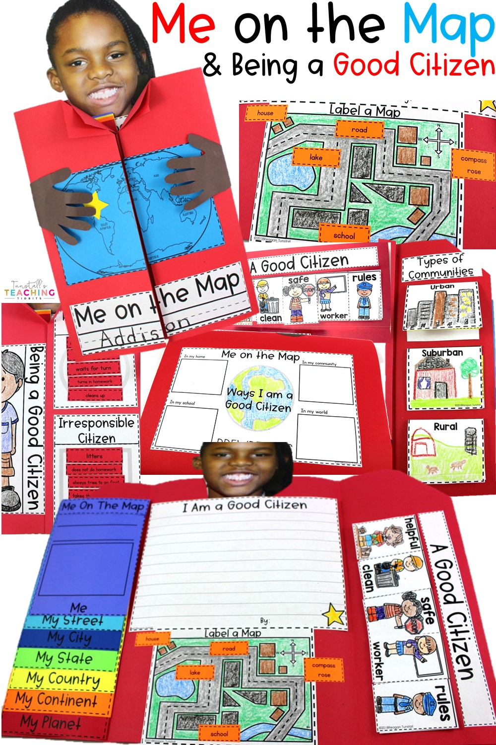 Me on the Map & Being a Good Citizen - Tunstall's Teaching