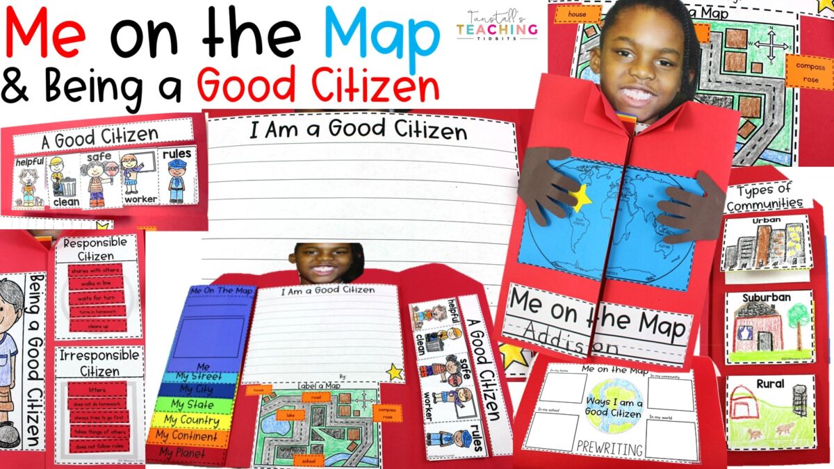Me on the Map & Being a Good Citizen - Tunstall's Teaching