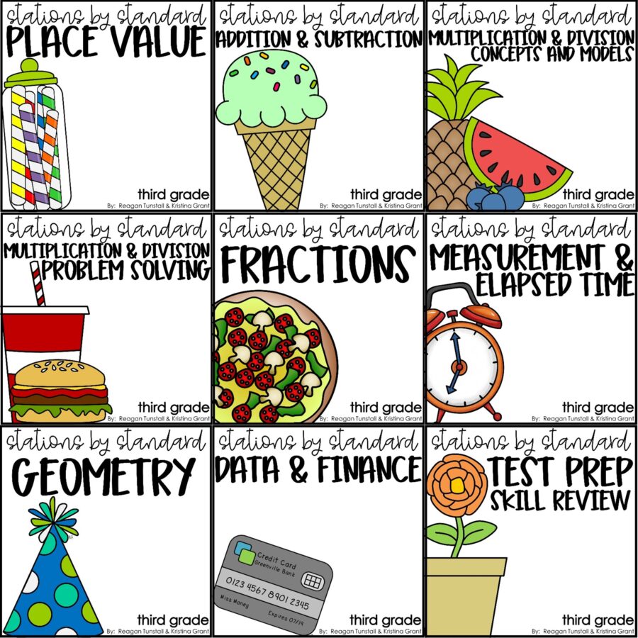 Math Stations for Upper Grades - Tunstall's Teaching