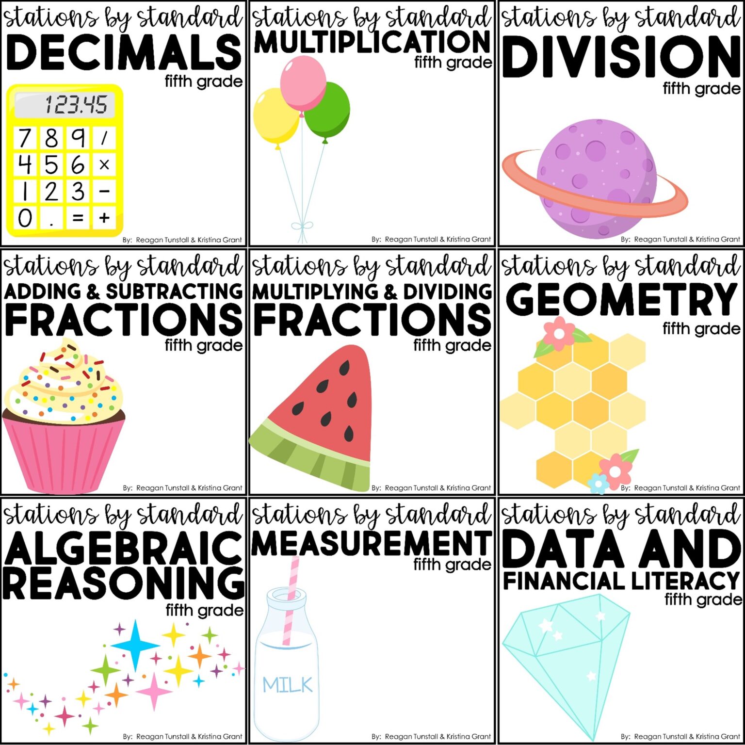 Math Stations for Upper Grades - Tunstall's Teaching