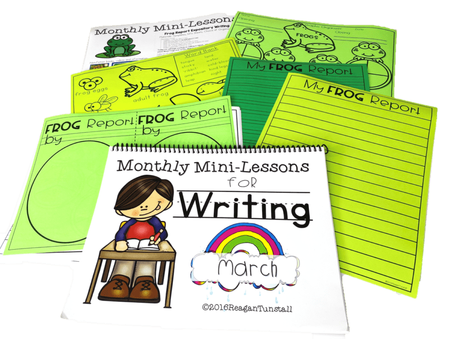Writing Lessons for the Year - Tunstall's Teaching