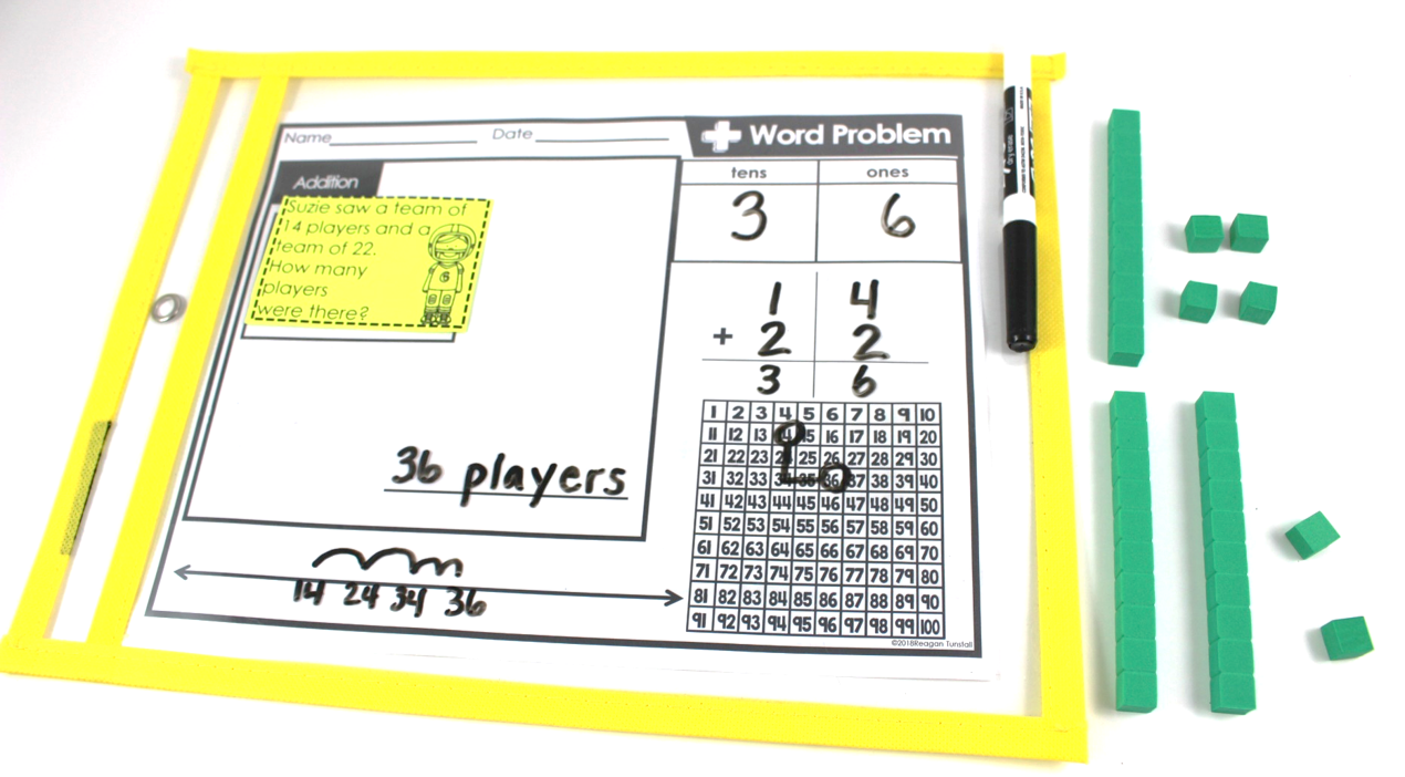 Word Problems Strategies and Work Mats - Tunstall's Teaching