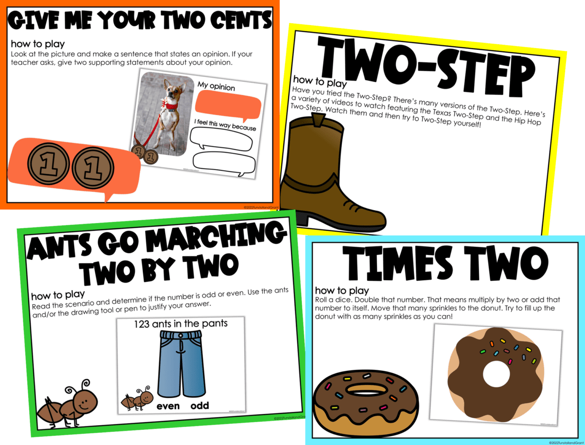 Twos Day Activities - Tunstall's Teaching