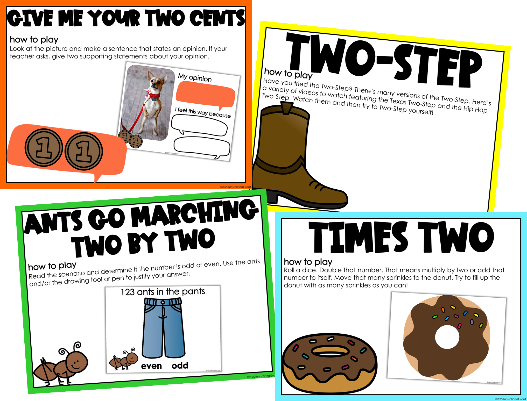 Twos Day Activities - Tunstall's Teaching