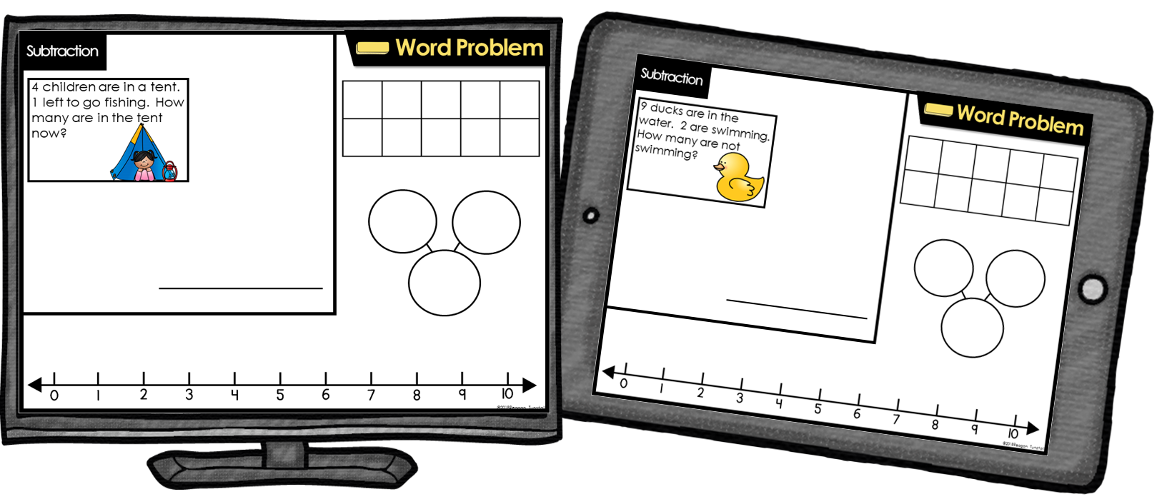 Word Problems Strategies and Work Mats - Tunstall's Teaching