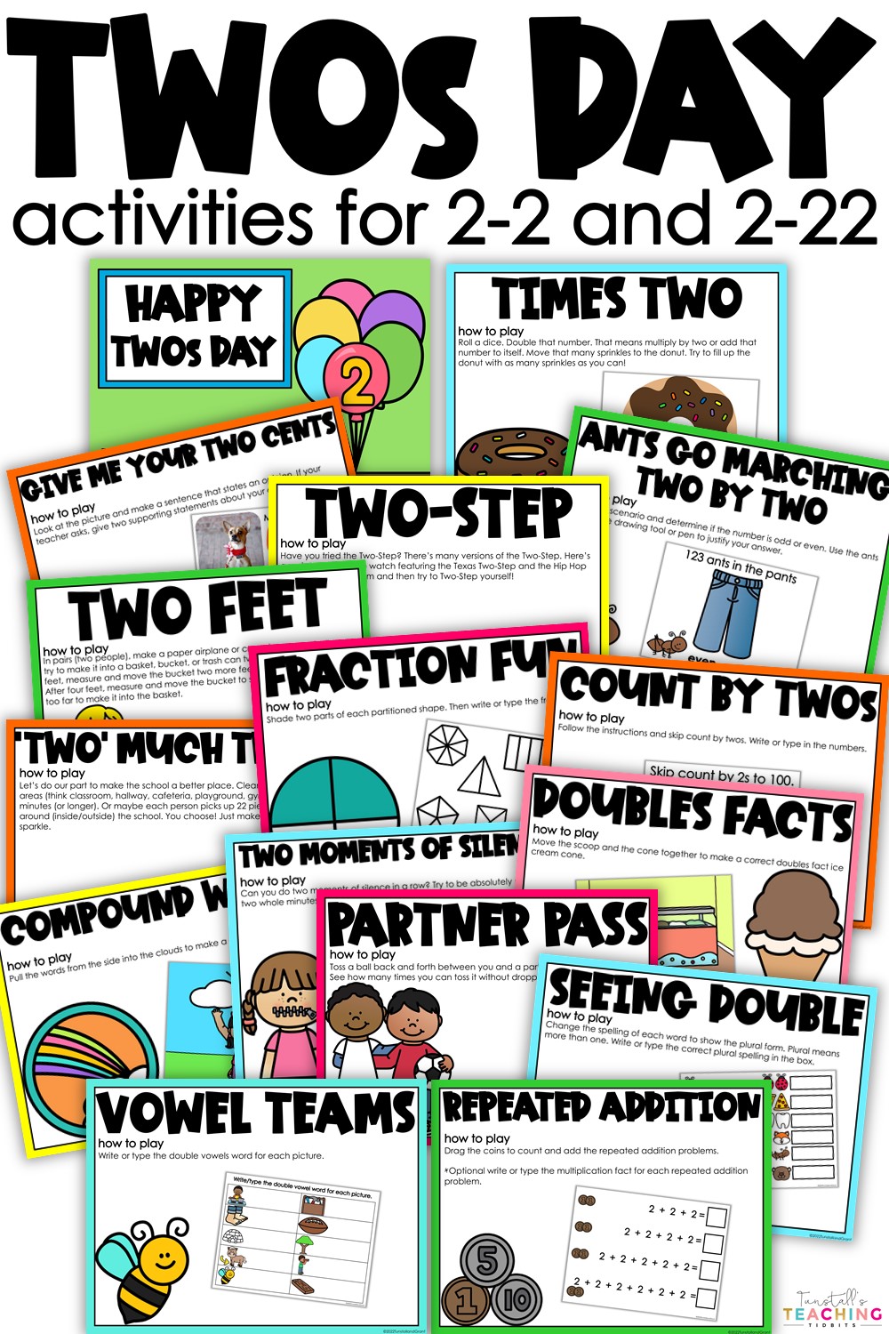 Twos Day Activities - Tunstall's Teaching