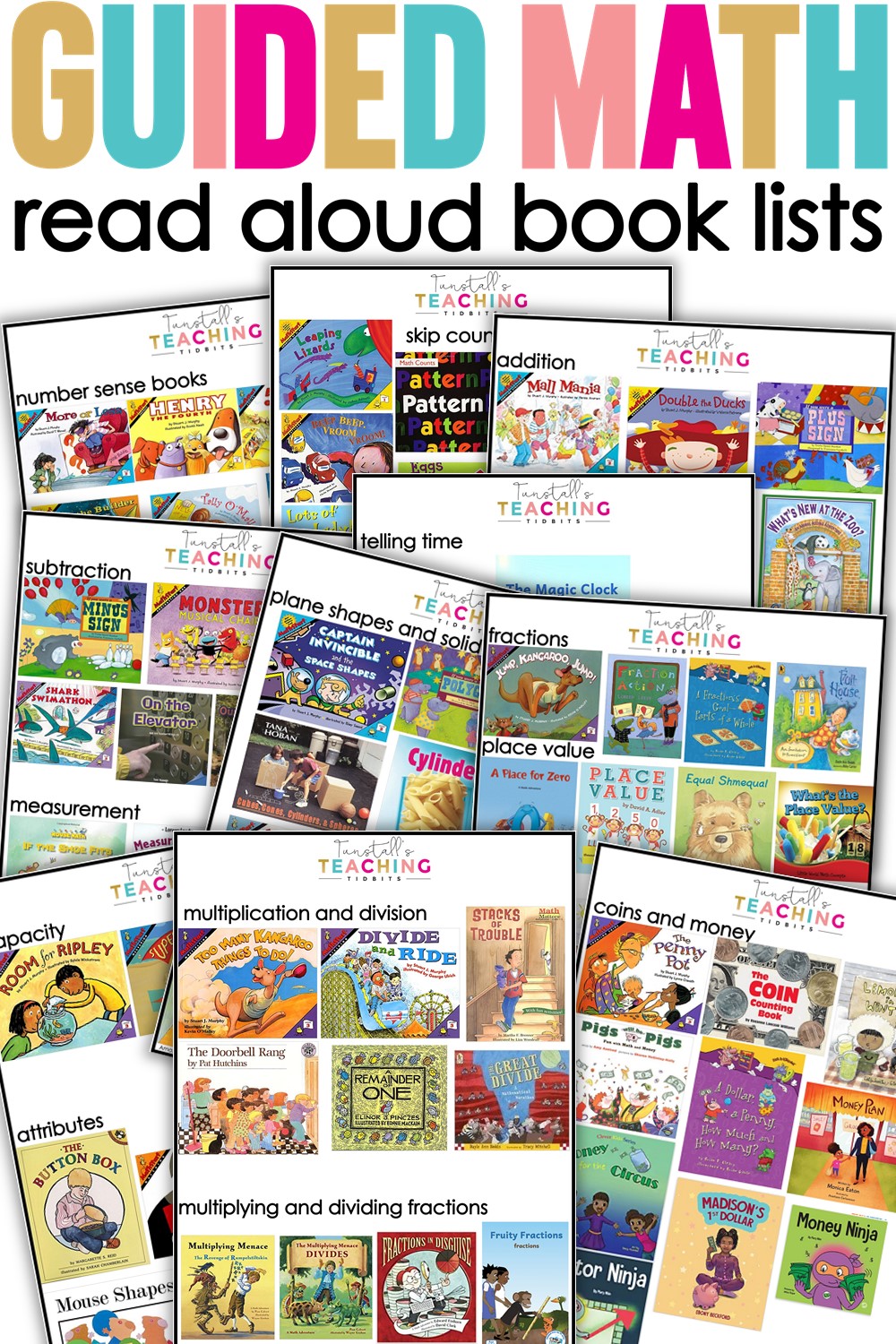 100+ Math Read Aloud Books - Tunstall's Teaching