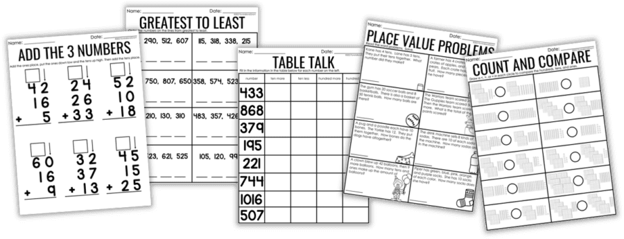 Standard Practice Skill Pages - Tunstall's Teaching