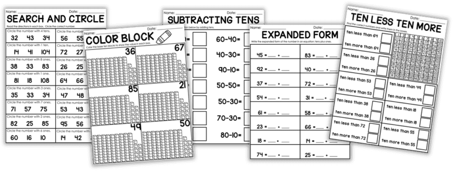Standard Practice Skill Pages - Tunstall's Teaching