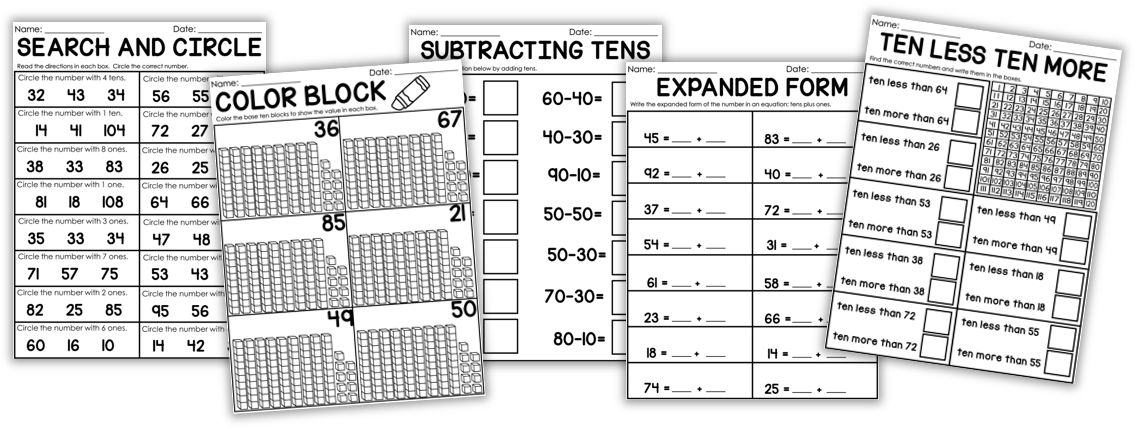 Standard Practice Skill Pages - Tunstall's Teaching