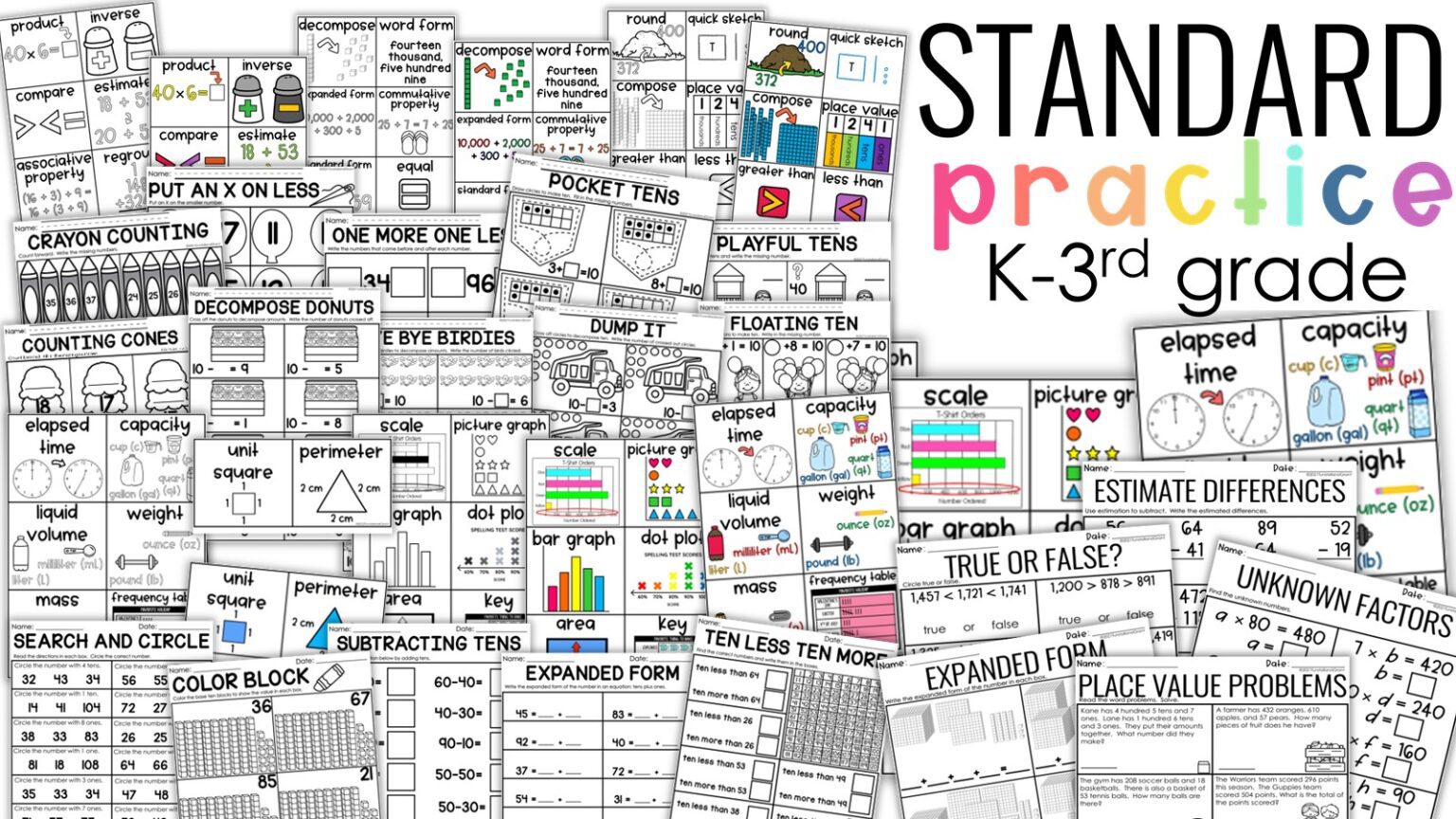 Standard Practice Skill Pages - Tunstall's Teaching