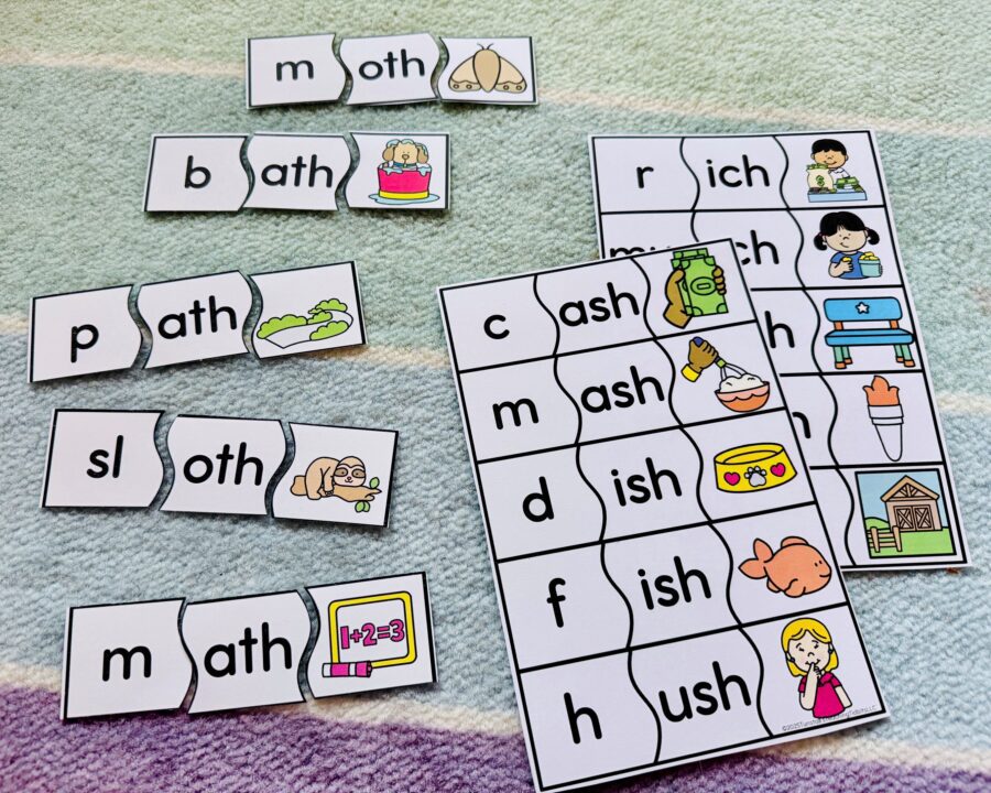 Phonics Activities for First Grade Word Work Centers