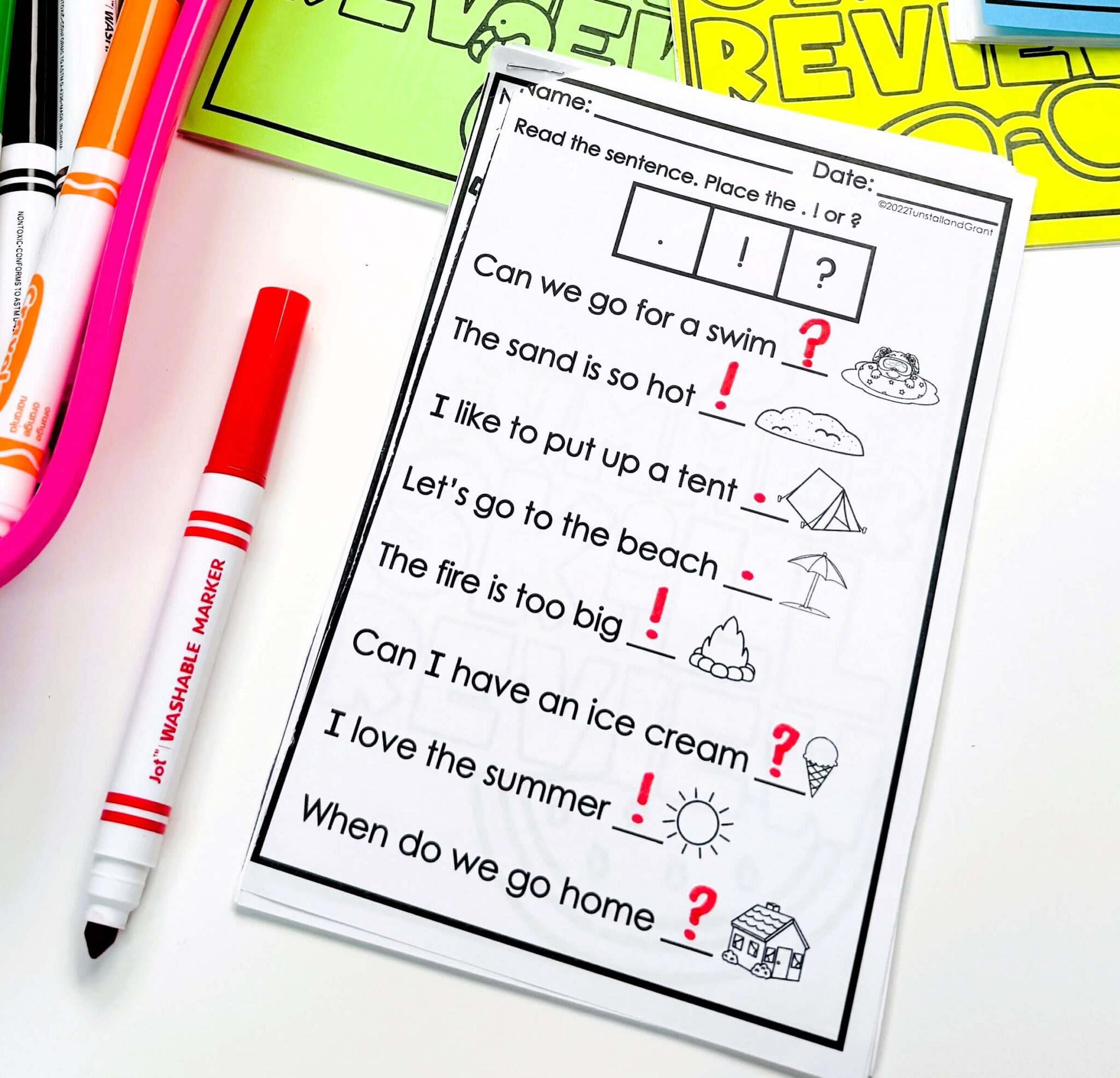 Summer Skill Review Packets for Grades K-4 - Tunstall's Teaching