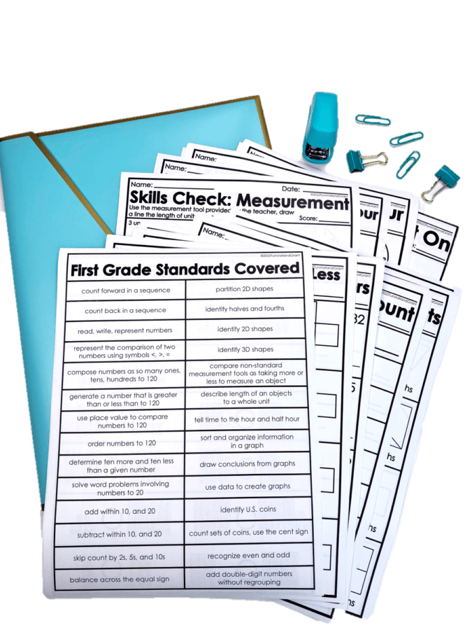 Skills Check: Quick One Skill Math Assessments - Tunstall's Teaching