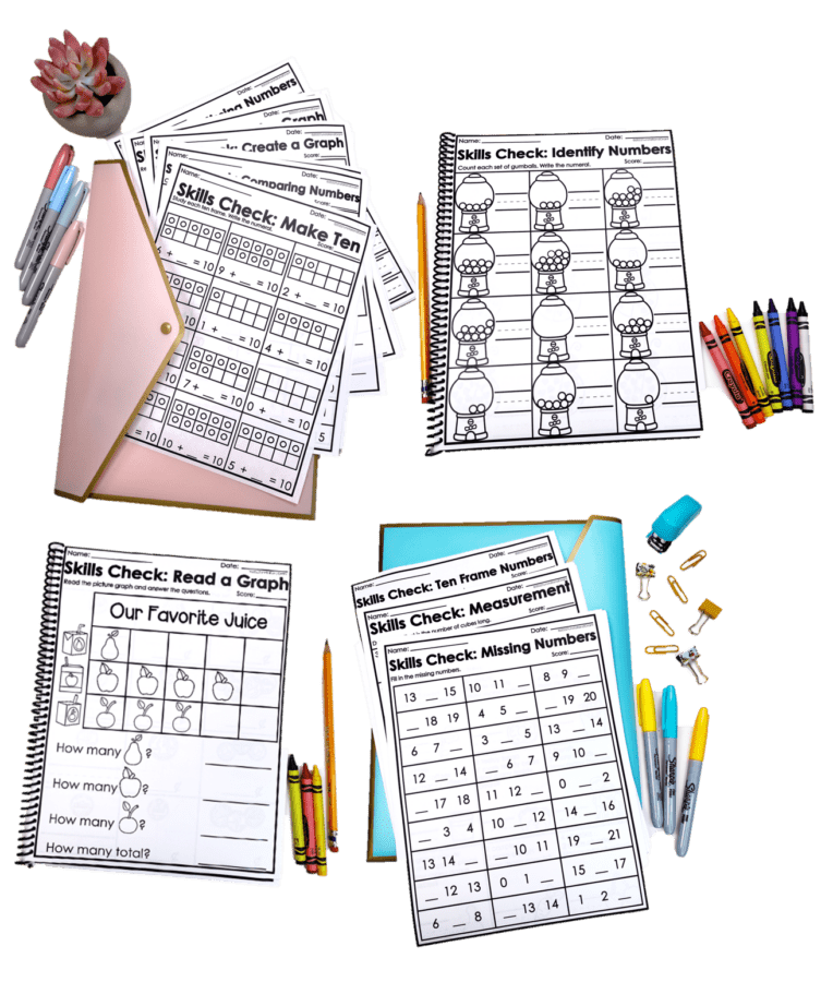 Skills Check: Quick One Skill Math Assessments - Tunstall's Teaching