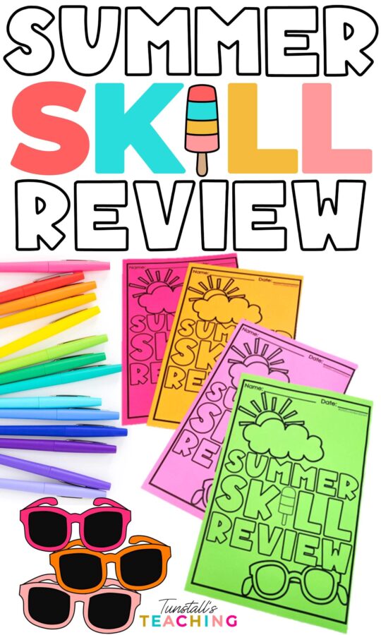 Summer Skill Review Packets for Grades K-4 - Tunstall's Teaching