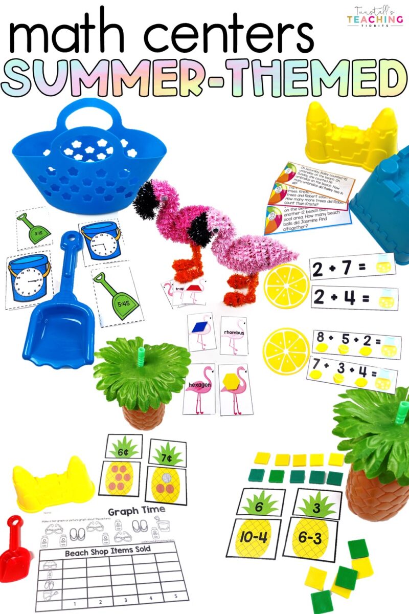 Summer Themed Math Centers - Tunstall's Teaching