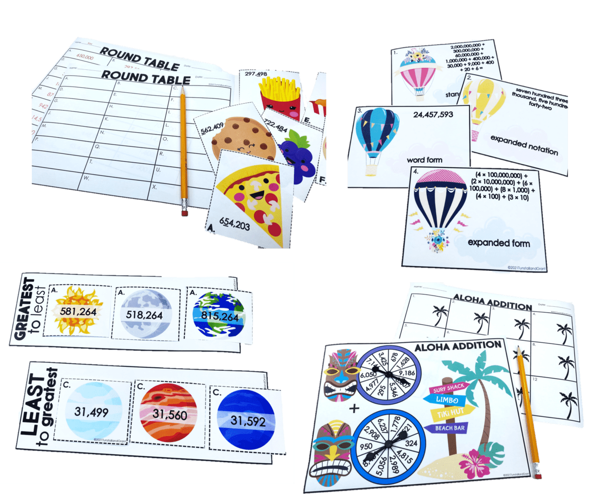 Math Workstations for Back to School - Tunstall's Teaching
