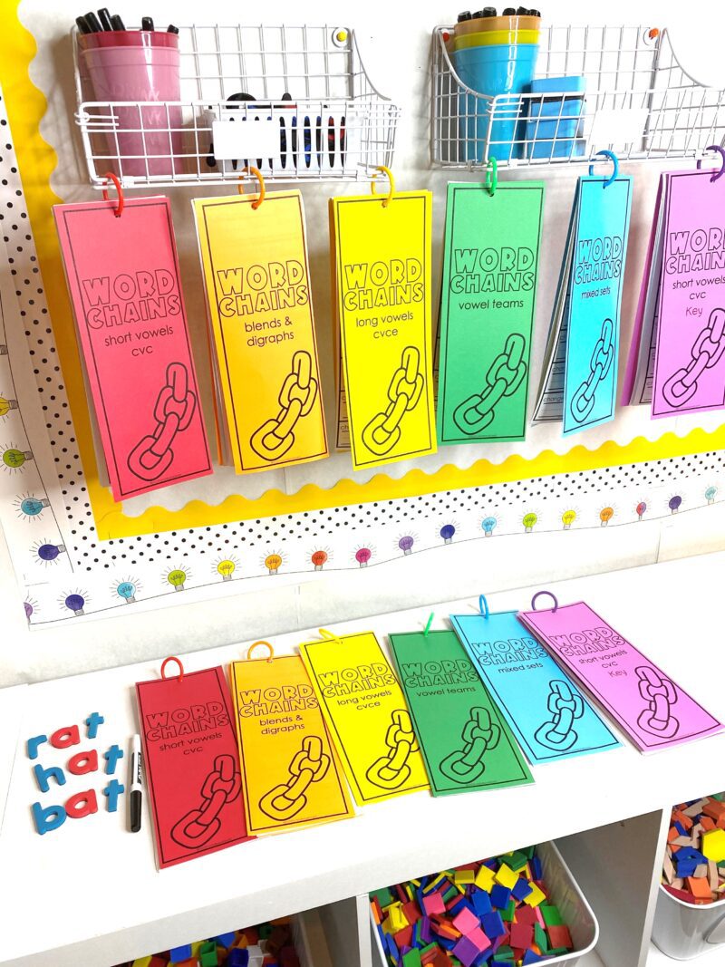 Word Chains for Reading Skills - Tunstall's Teaching