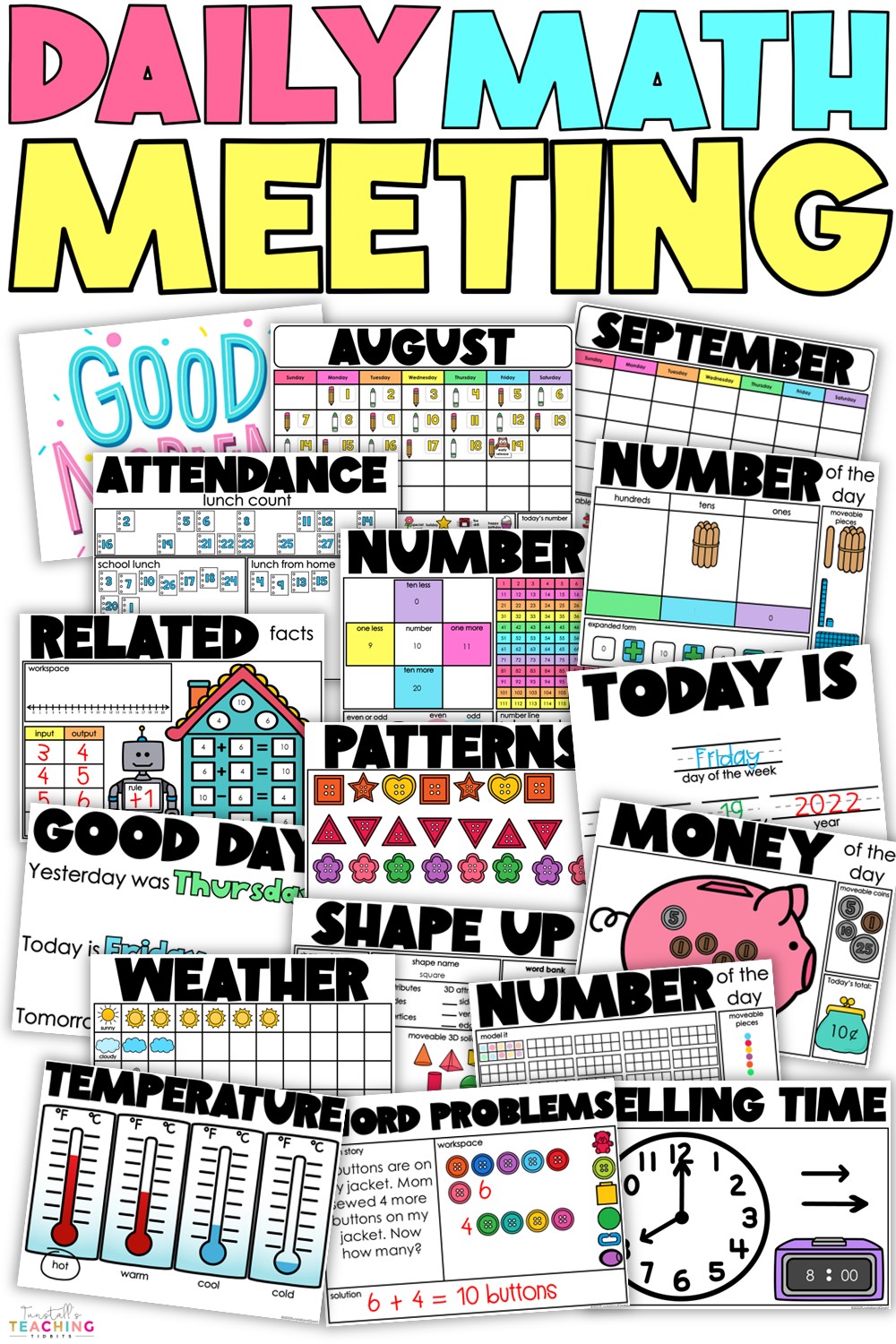 Daily Math Meeting - Tunstall's Teaching