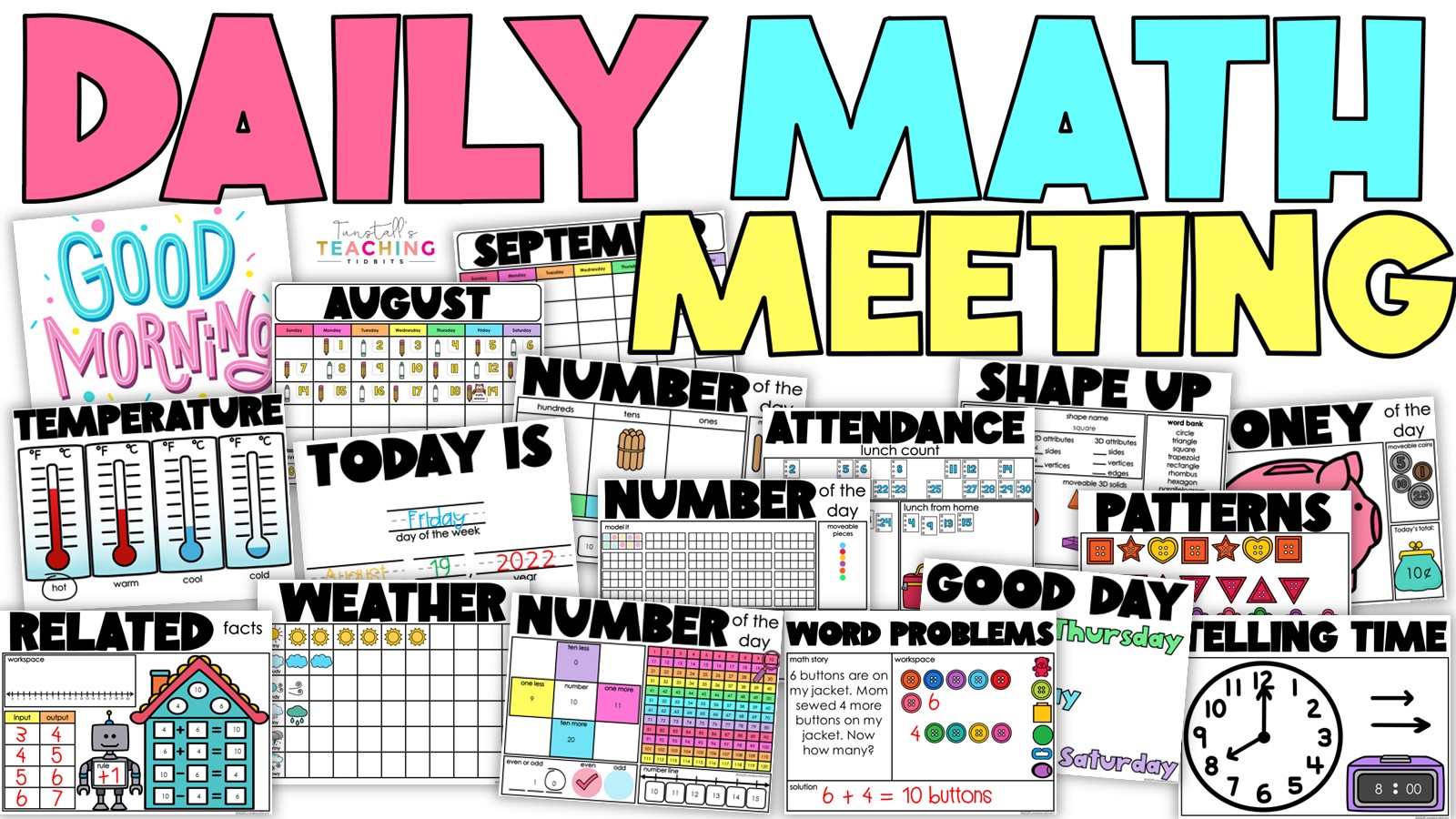 Daily Math Meeting - Tunstall's Teaching