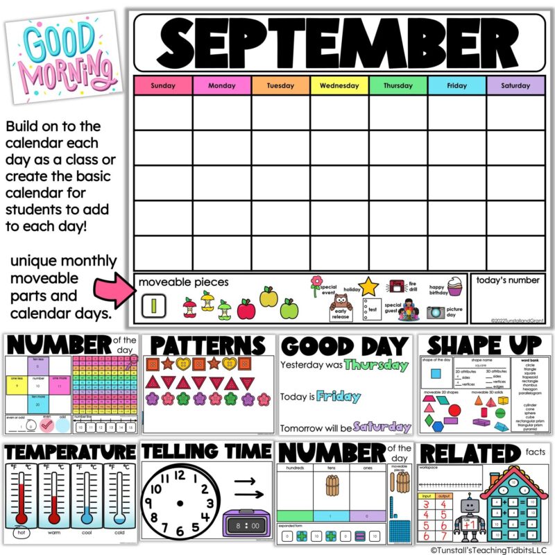 How to Teach a Daily Math Meeting: Calendar and Number of the Day ...