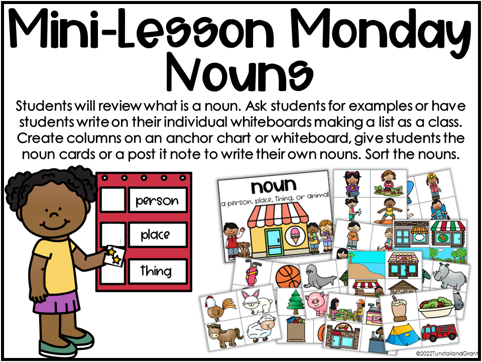 Grab and Go Grammar for Second Grade - Tunstall's Teaching