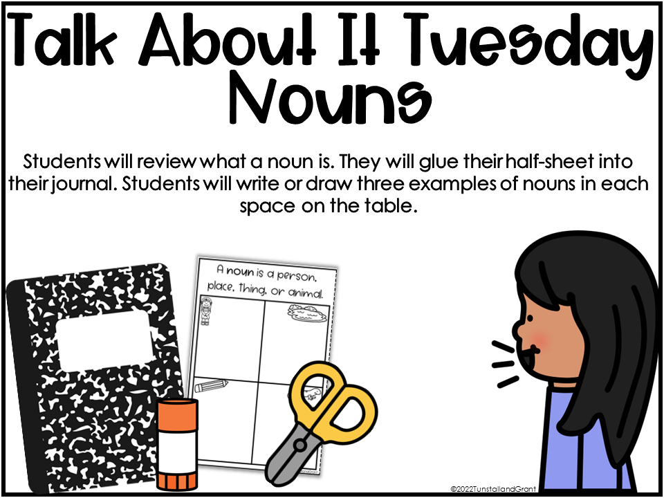 Grab and Go Grammar for Second Grade - Tunstall's Teaching