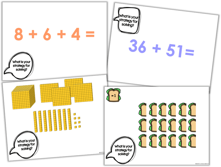 Number Talks for Math Warm-Ups pre-K-5 - Tunstall's Teaching
