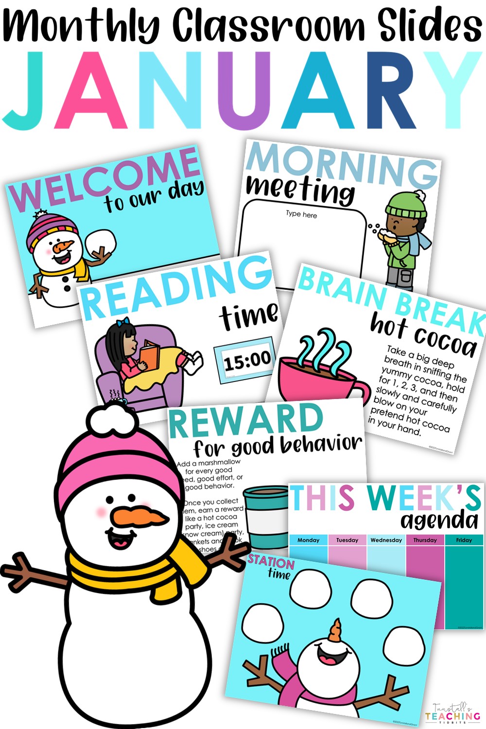 Monthly Classroom Slides - Tunstall's Teaching