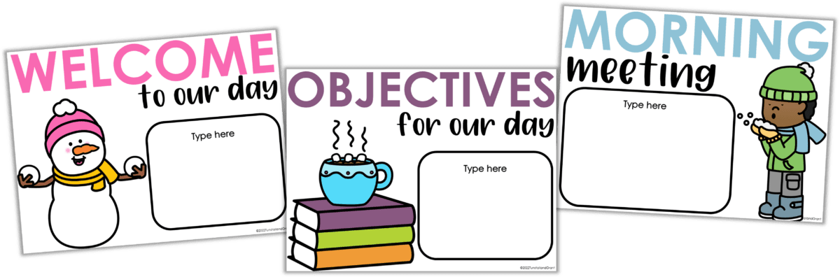 Monthly Classroom Slides - Tunstall's Teaching